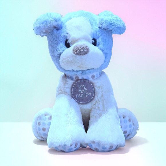 Aurora | Toys | My First Puppy Blue Stuffed Animal | Poshmark